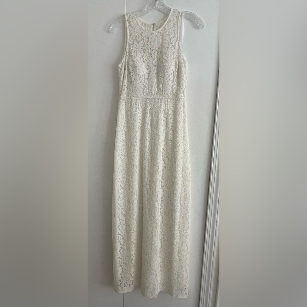 White Prom/Graduation Formal Dress - Gem